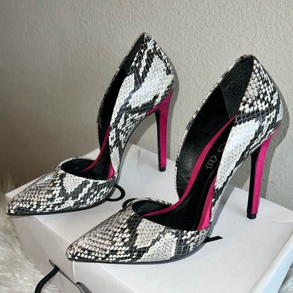 Aldo | Shoes | Aldo Premier Snakeskin Dorsay | Poshmark